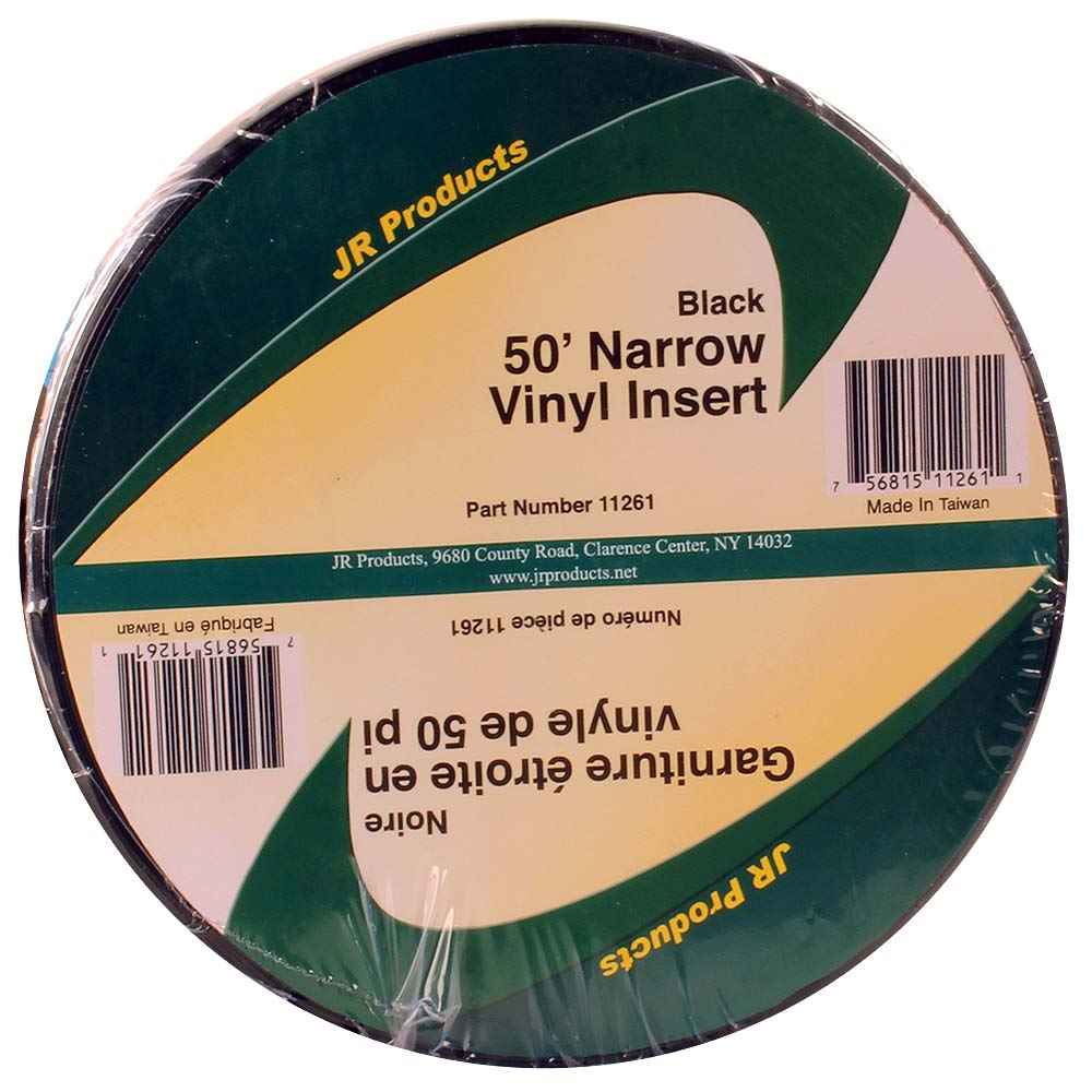 Buy 50' Narrow Vinyl Insert - Black Online - Young Farts RV Parts