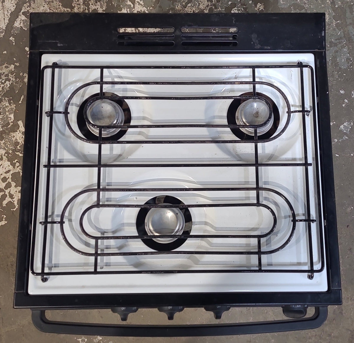 Buy Used Atwood / Wedgewood range stove 3-burner R-W1730W1 Online ...