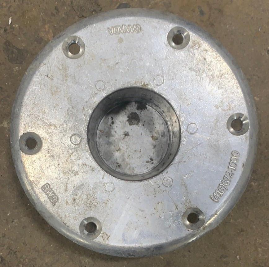 Buy Used Table Base Inset Aluminum 6" W Online - Young Farts RV Parts