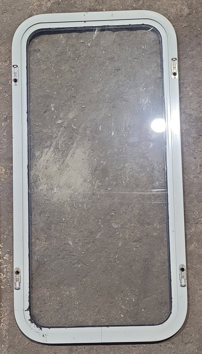 Buy Used Black Radius Non Opening Window : 16" W x 33 1/2" H x 1 3/8" D ...