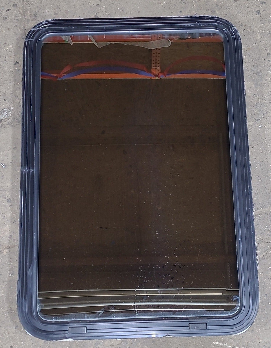Buy Used Black Radius Non Opening Window : 24 1/4" W x 35 1/2" H x 1 7/ ...