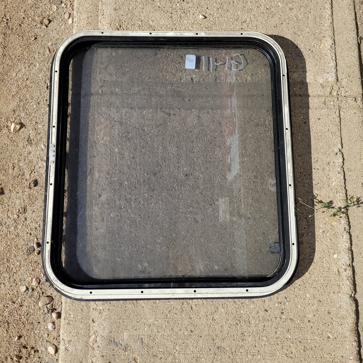 Buy Used Black Radius Non-Opening Window : 24 1/4 X 22 X 2" D Online ...