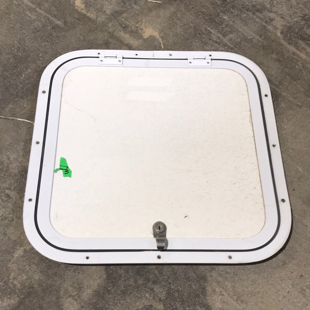 Buy Used Radius Cargo / compartment Door 17 1/2" X 17 1/2" X 1/2"D ...