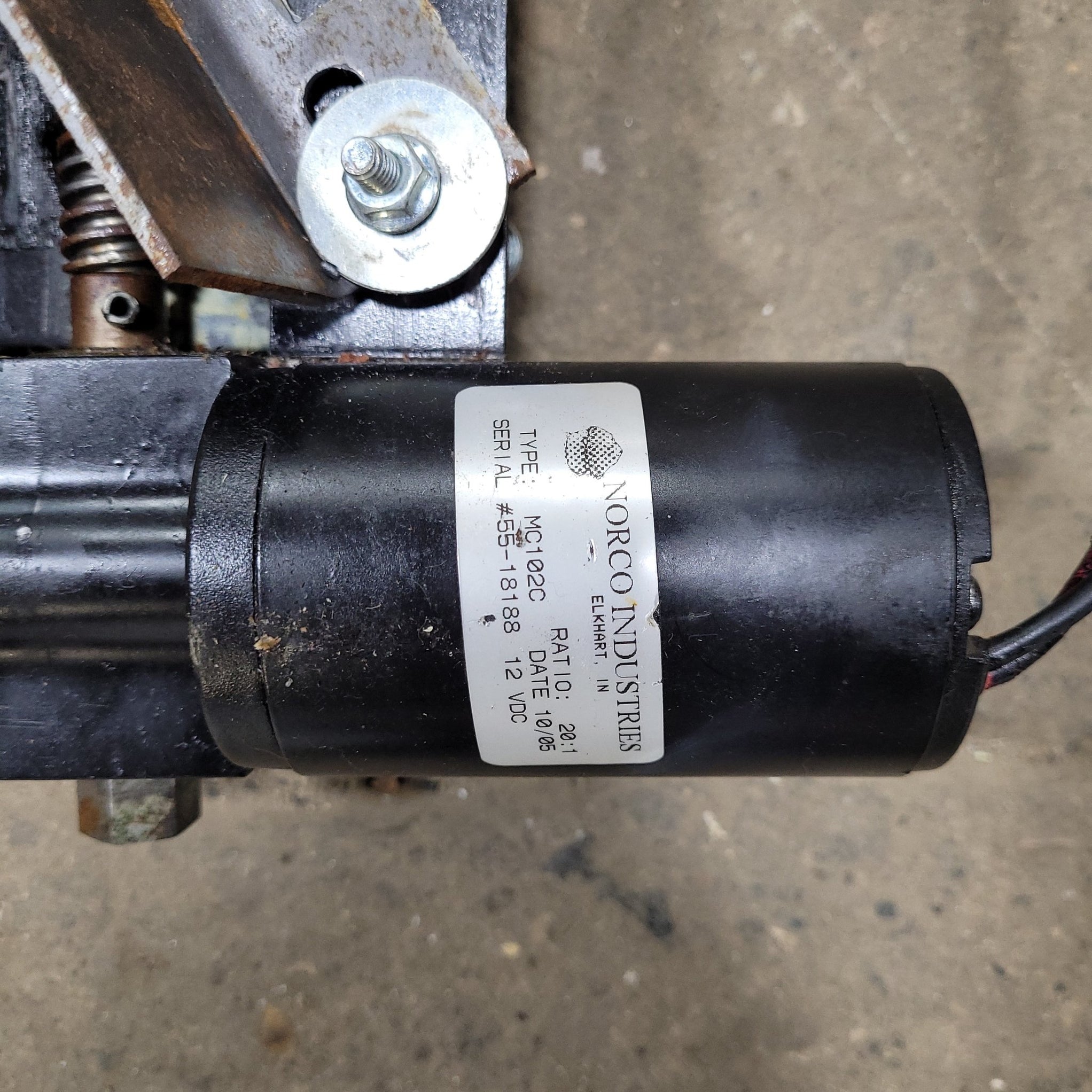 Used RV Slide Out Track System with Norco Motor MC102C | Young Farts RV ...