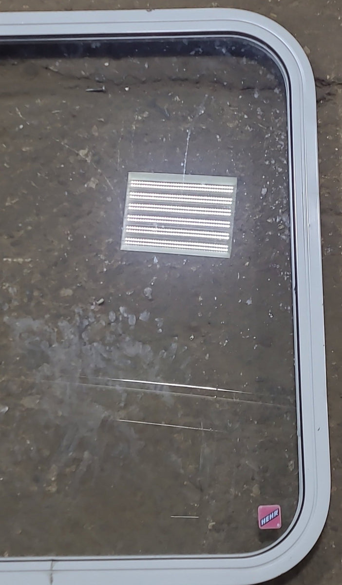 Buy Used White Radius Non Opening Window : 23 1/2" W x 25 3/4" H x 1 7/ ...