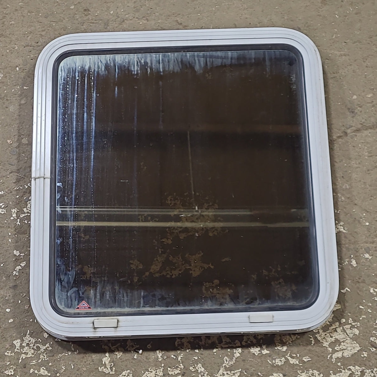 Buy Used White Radius Non Opening Window : 24" W x 25 1/2" H x 1 3/4" D ...